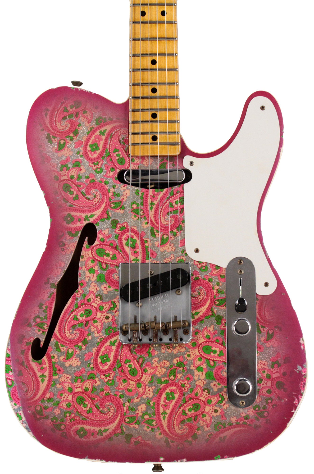 Fender Custom Shop LTD Double Esquire Thinline Custom Relic, Aged Pink ...
