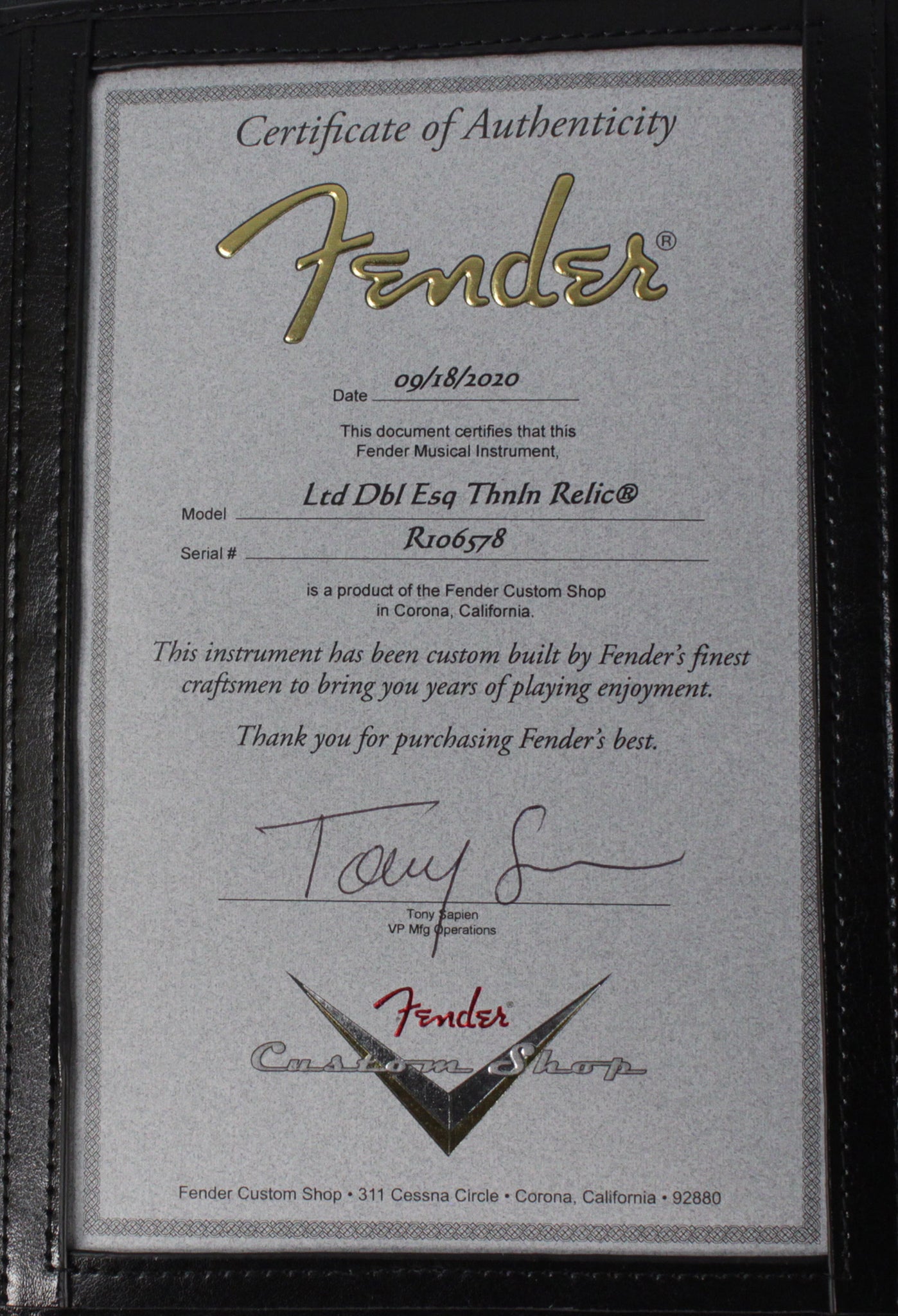 Fender Custom Shop LTD Double Esquire Thinline Custom Relic, Aged Pink ...