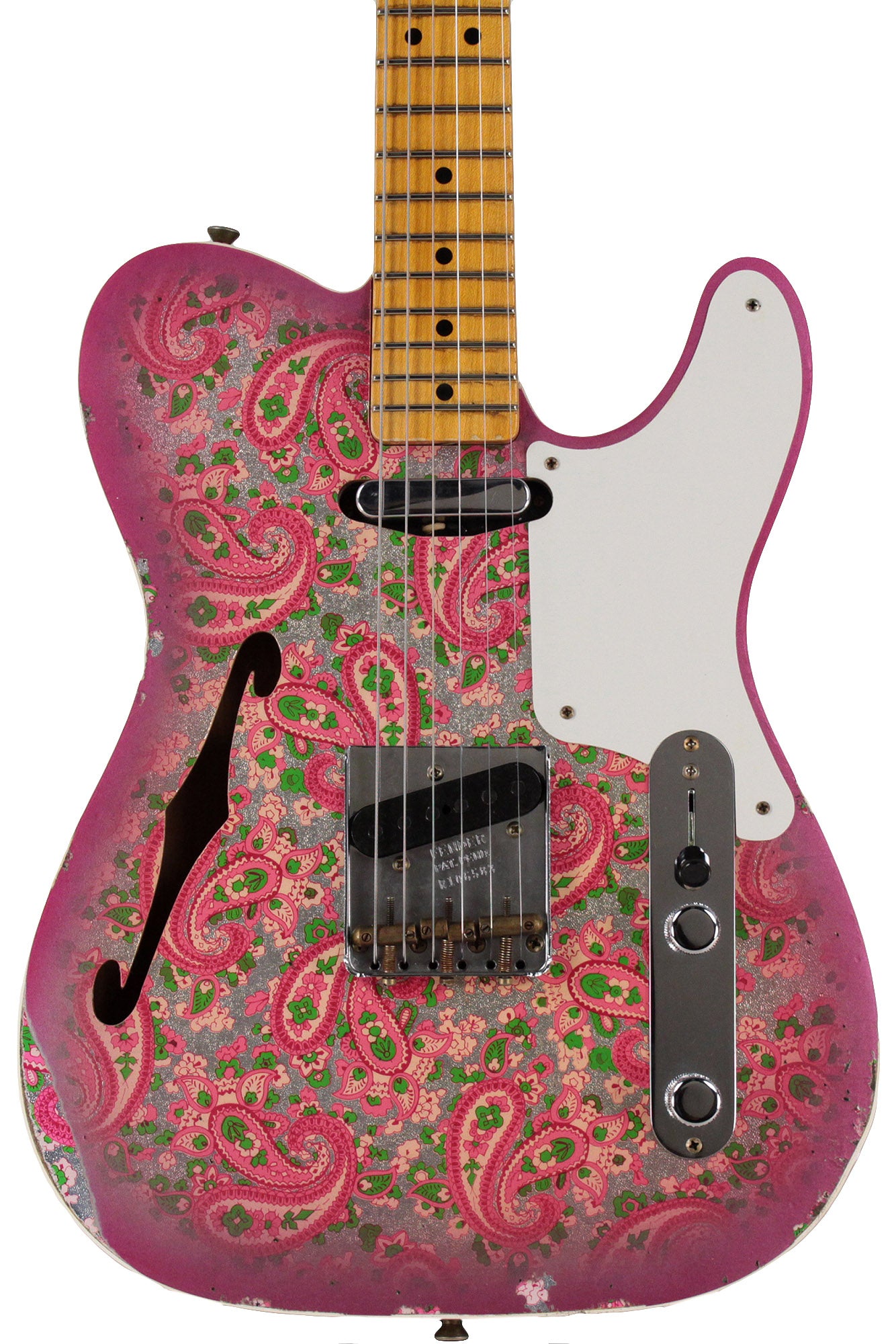 Fender Custom Shop LTD Double Esquire Thinline Custom Relic, Aged Pink ...
