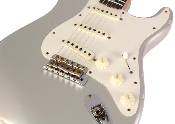 Fender Custom Shop Limited 1959 Stratocaster, Relic, Aged Inca Silver ...