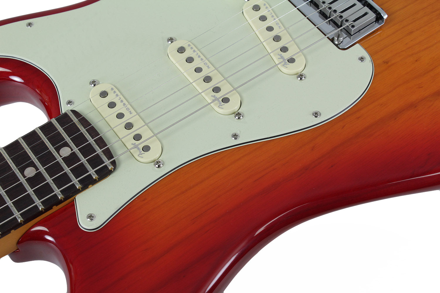 Fender American Ultra Stratocaster, Rosewood, Plasma Red Burst ...