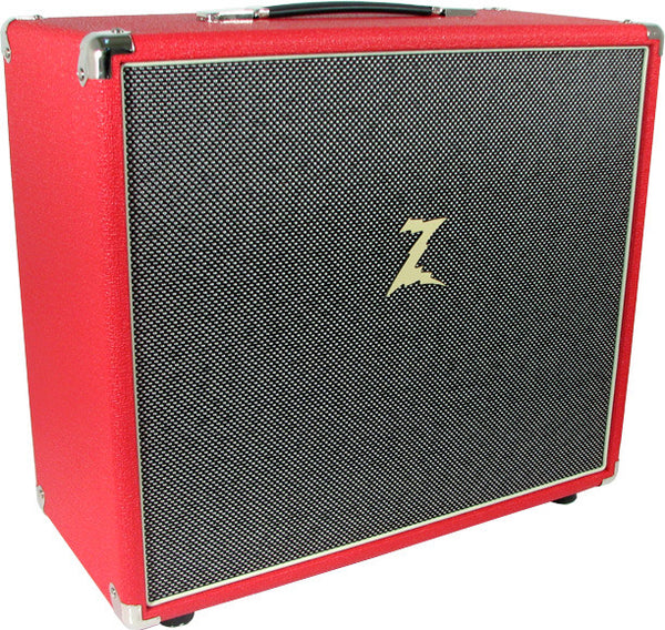Dr. Z 2x10 Speaker Cab - Red w/ Salt & Pepper Grill | Humbucker Music