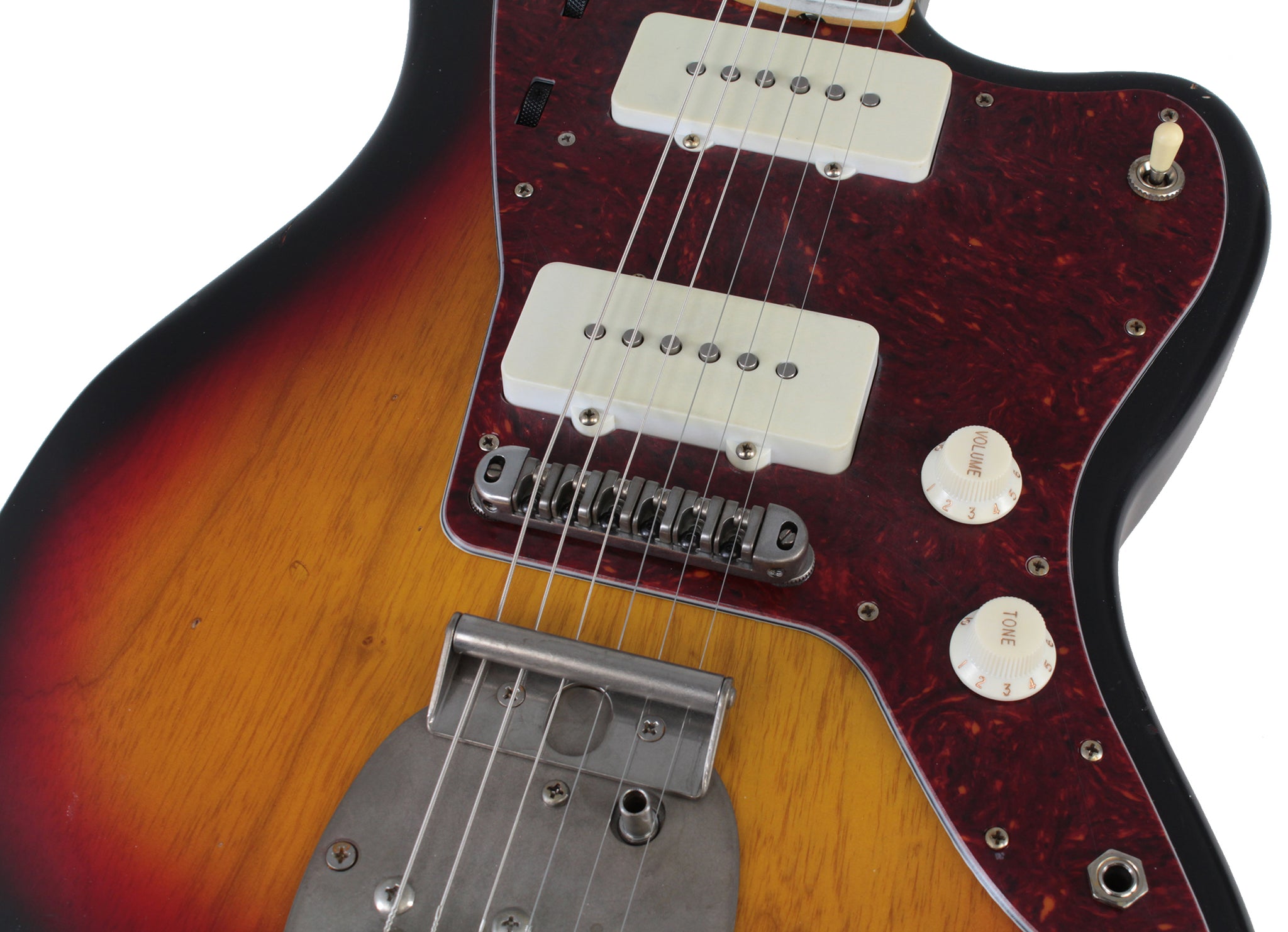 Nash JM63 Jazzmaster Guitar, 3 Tone Sunburst, Binding, Block Inlay ...