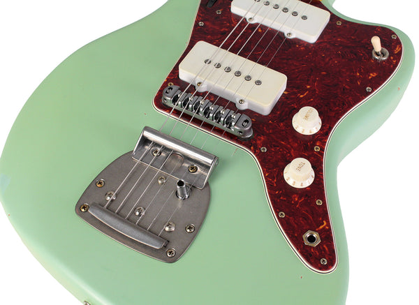 Nash JM63 Jazzmaster Guitar, Surf Green, Light Aging | Humbucker Music