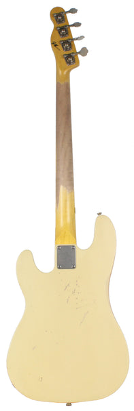 Nash PB52 Bass Guitar, Vintage White | Humbucker Music