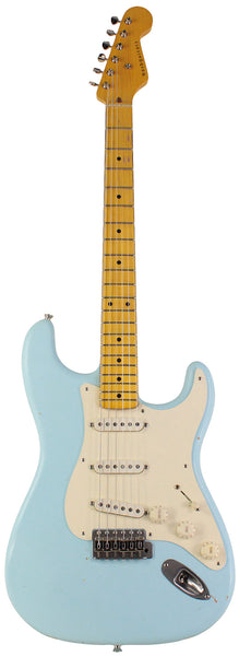 Nash S-57 Guitar, Sonic Blue, Light Aging | Humbucker Music