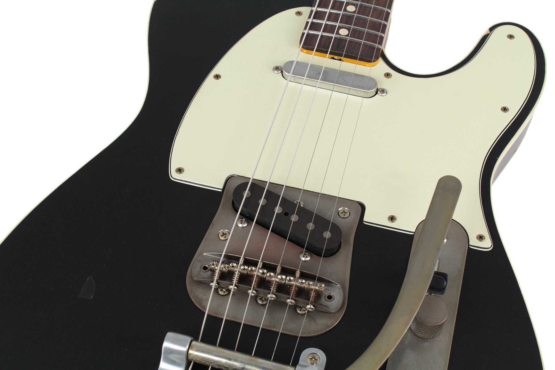 Nash T63DB Guitar, Black, Bigsby, Light Aging | Humbucker Music