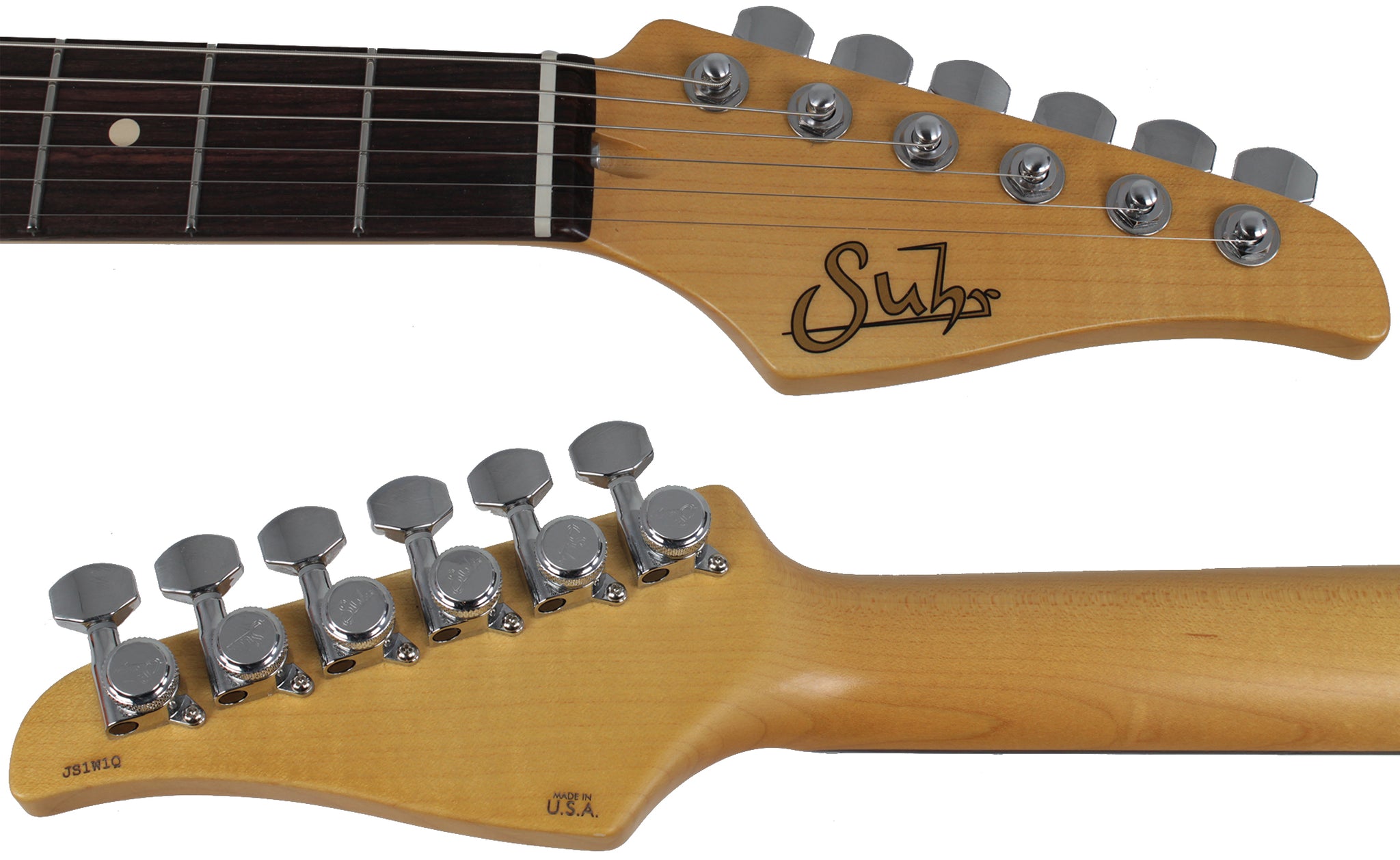 Suhr Classic Antique Pro HSS Limited - Olympic White over 3-Tone Sunbu ...