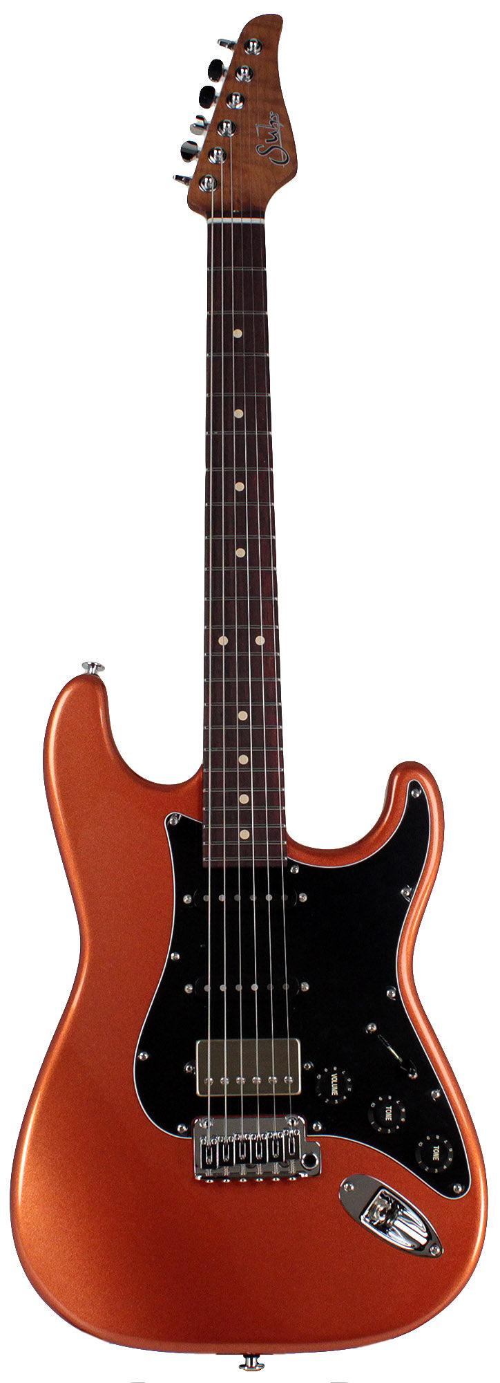 Suhr Limited Classic S Metallic Guitar, Copper Firemist | Humbucker Music