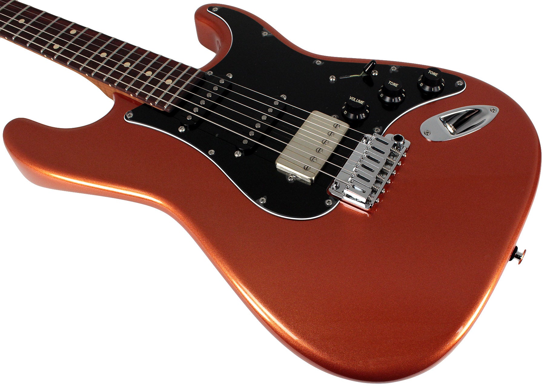Suhr Limited Classic S Metallic Guitar, Copper Firemist | Humbucker Music