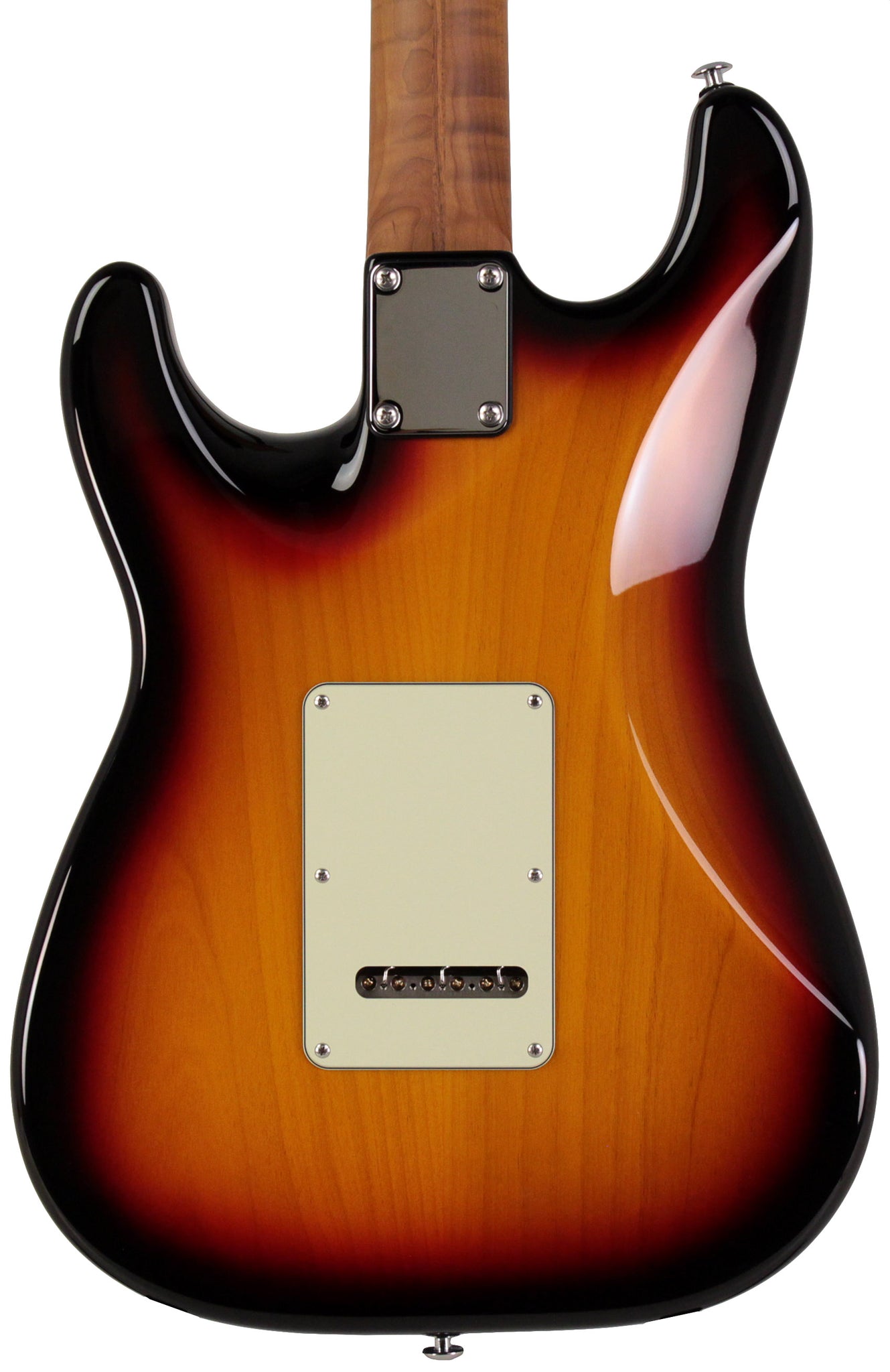 Suhr Select Classic S HSS Guitar, Roasted Flamed Neck, 3-Tone Burst, M ...