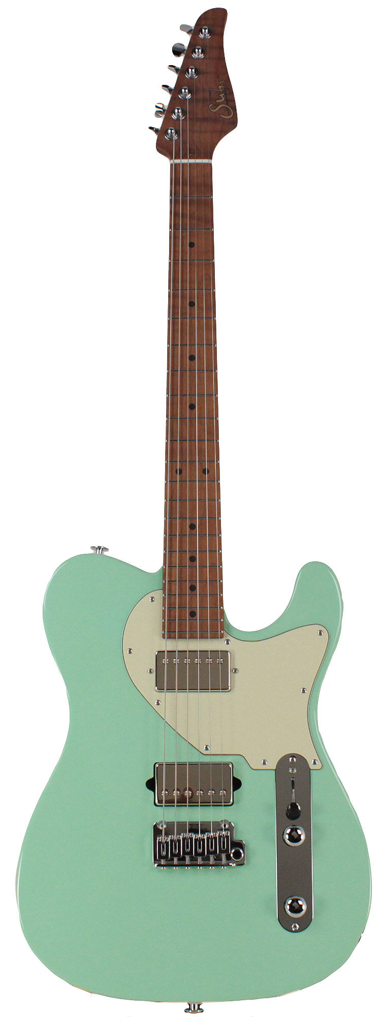Suhr Classic T HH Roasted Select Guitar, Maple, Surf Green | Humbucker ...