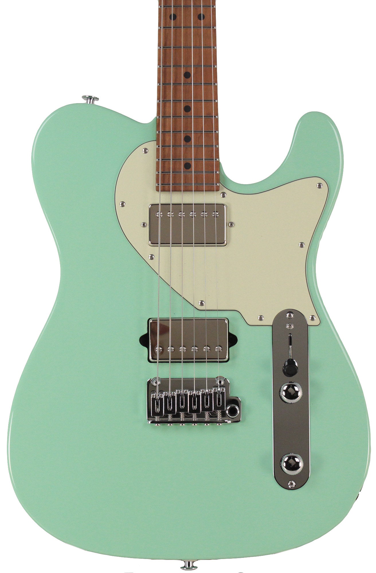 Suhr Classic T HH Roasted Select Guitar, Maple, Surf Green | Humbucker ...