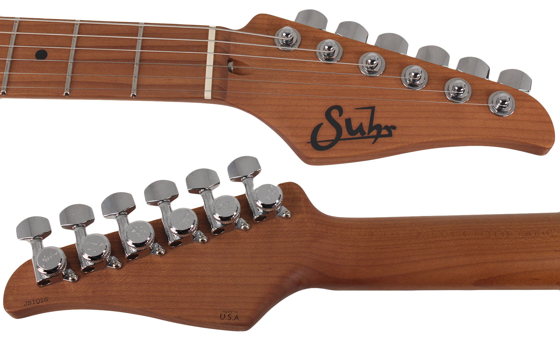 Suhr Limited Modern Satin Flame Guitar, Natural, Hardshell Case ...