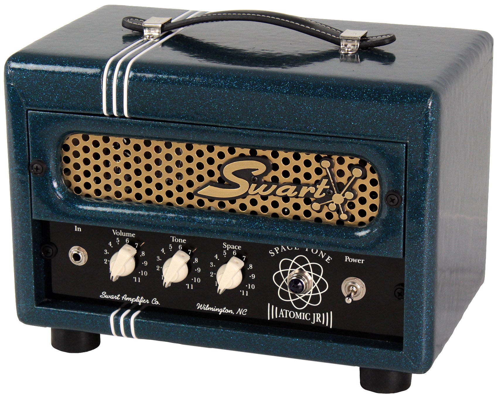 Swart Space Tone Atomic Jr Head, Ocean Sparkle | Humbucker Music