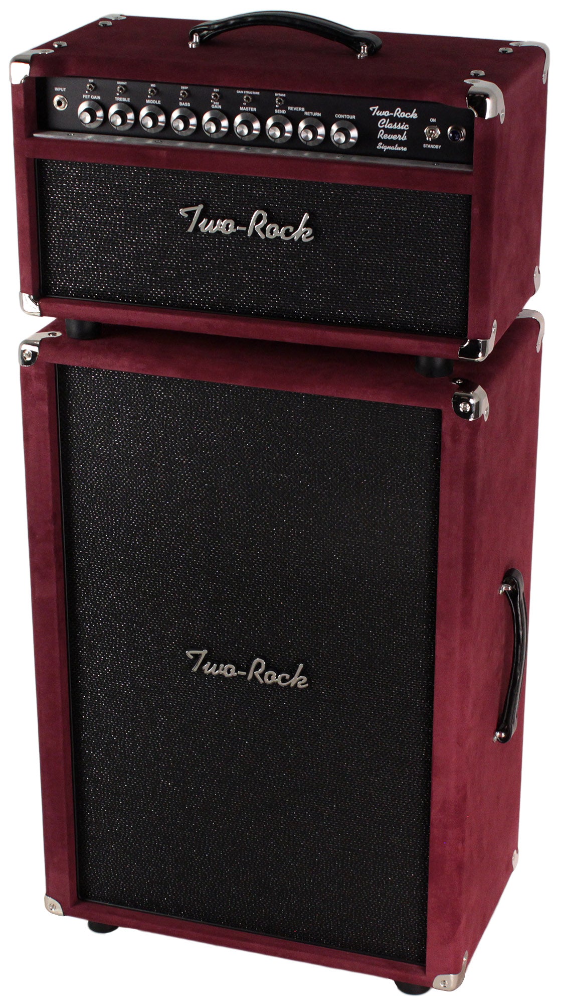 Two-Rock Classic Reverb Signature 50 Tube Rectified Head, 2x12 Cab, Bu ...