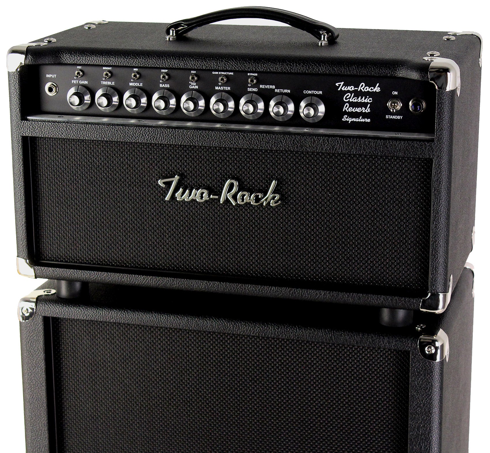 Two-Rock Classic Reverb Signature 100/50 Head, 2x12 Cab, Blackout ...