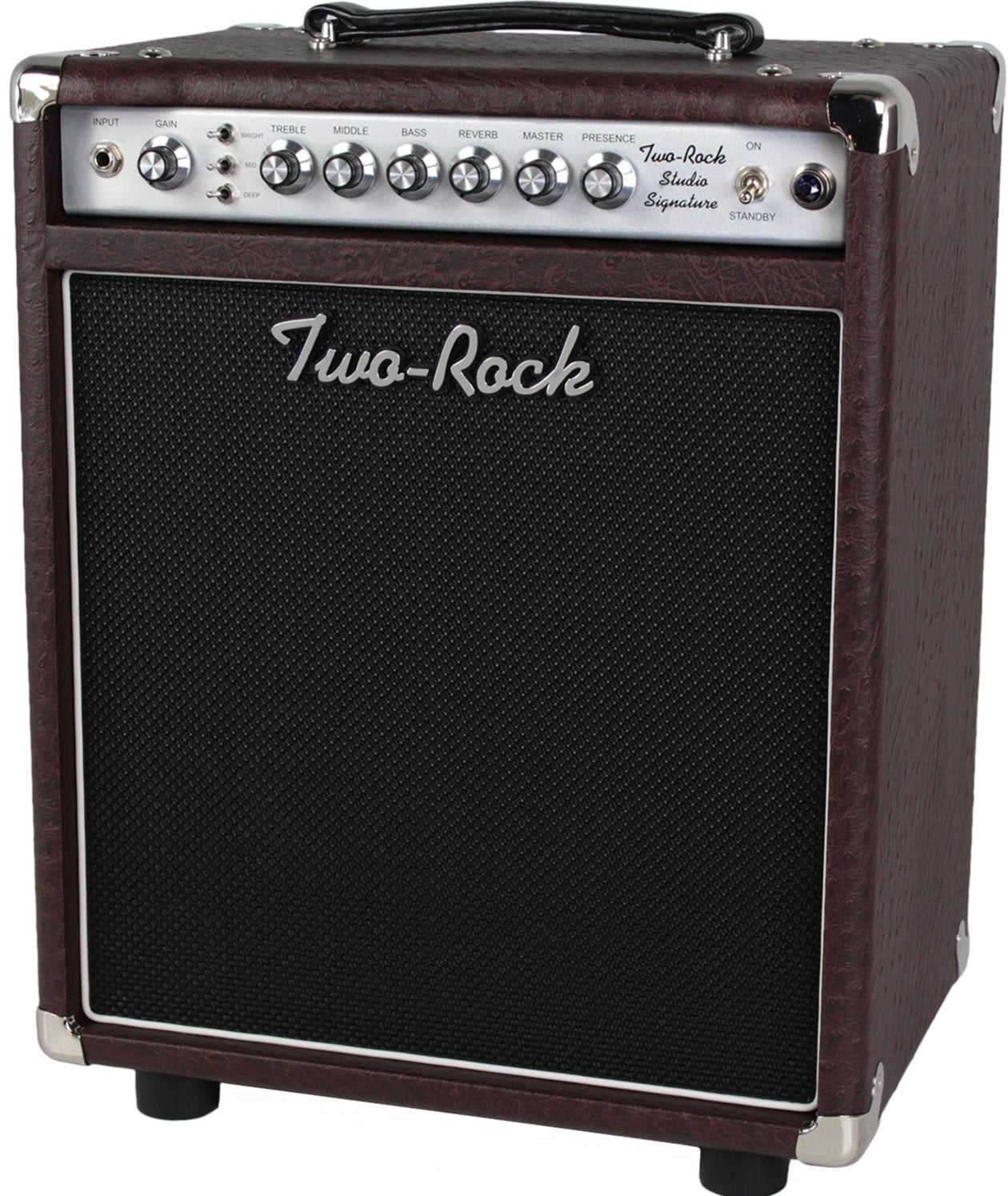 Two-Rock Studio Signature 1x12 Combo Amp, Brown Ostrich, Silverface ...