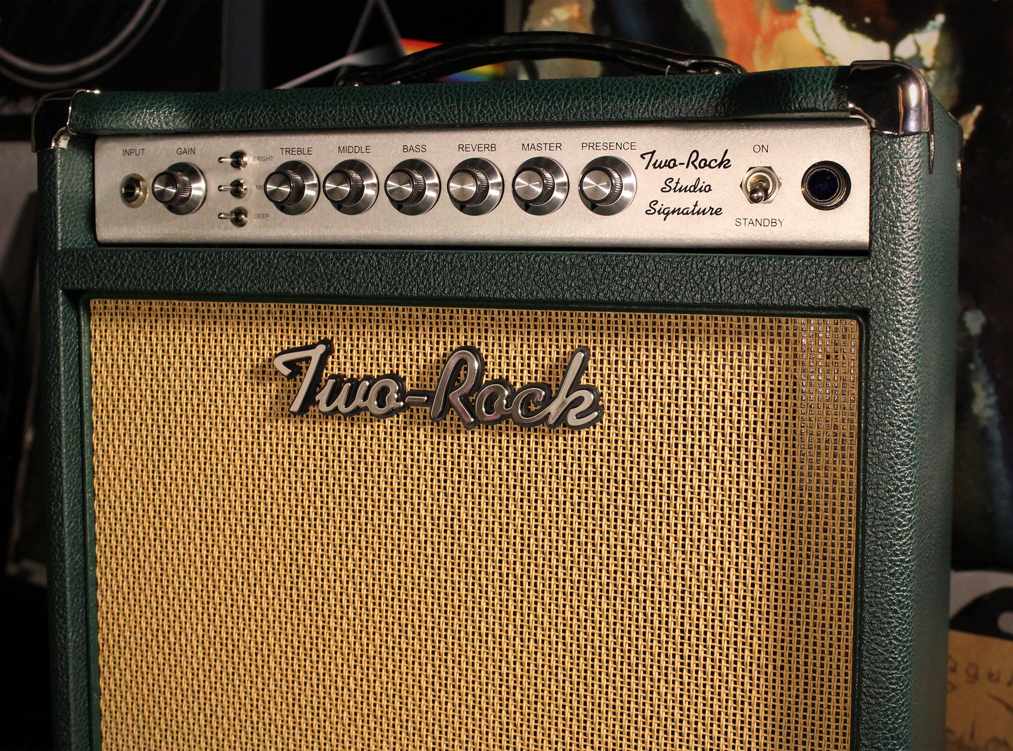 Two-Rock Studio Signature 1x12 Combo Amp, British Racing Green, Cane ...