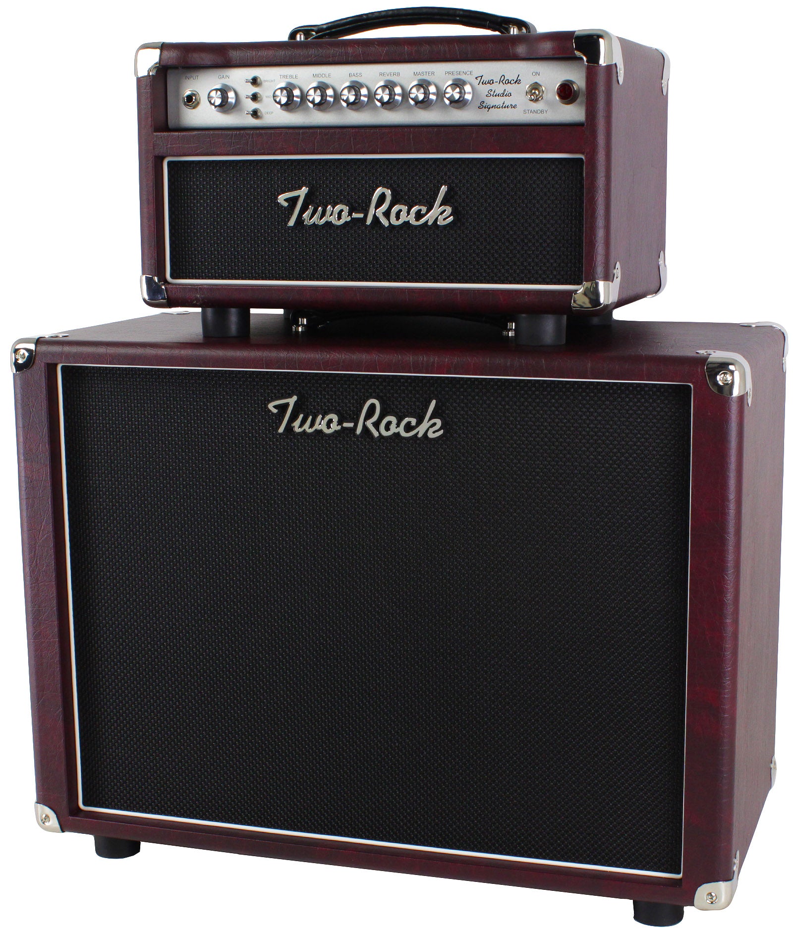 Two-Rock Studio Signature Head, 1x12 Cab, Wine Taurus, Silverface ...