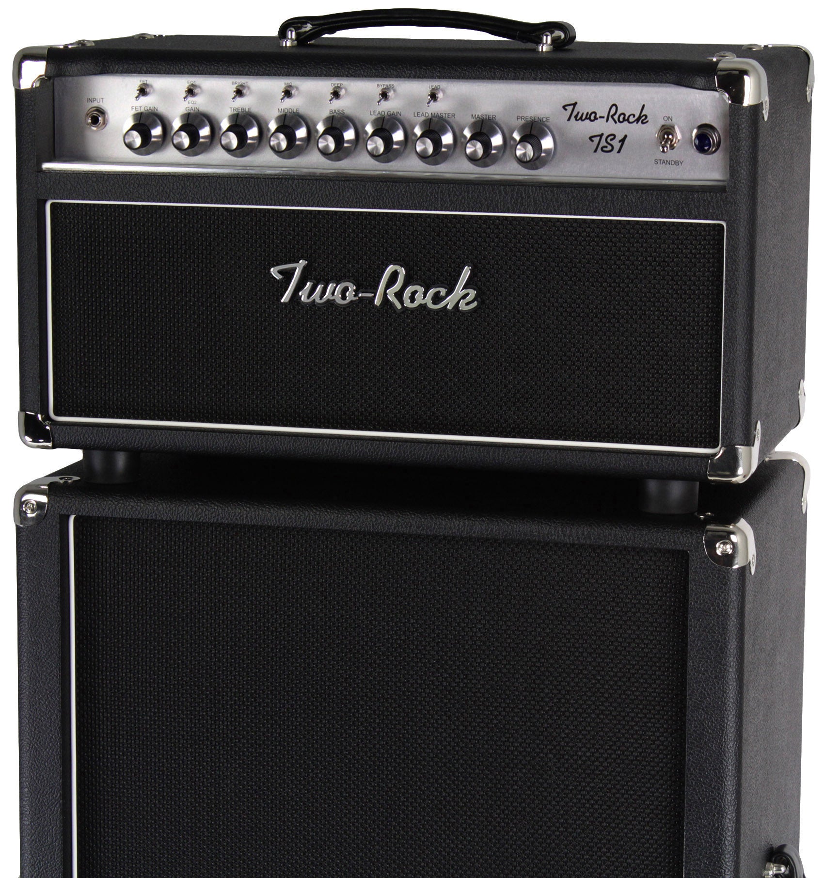 Two-Rock TS1 Tone Secret 100/50 Watt Head, 2x12 Cab, Black | Humbucker ...